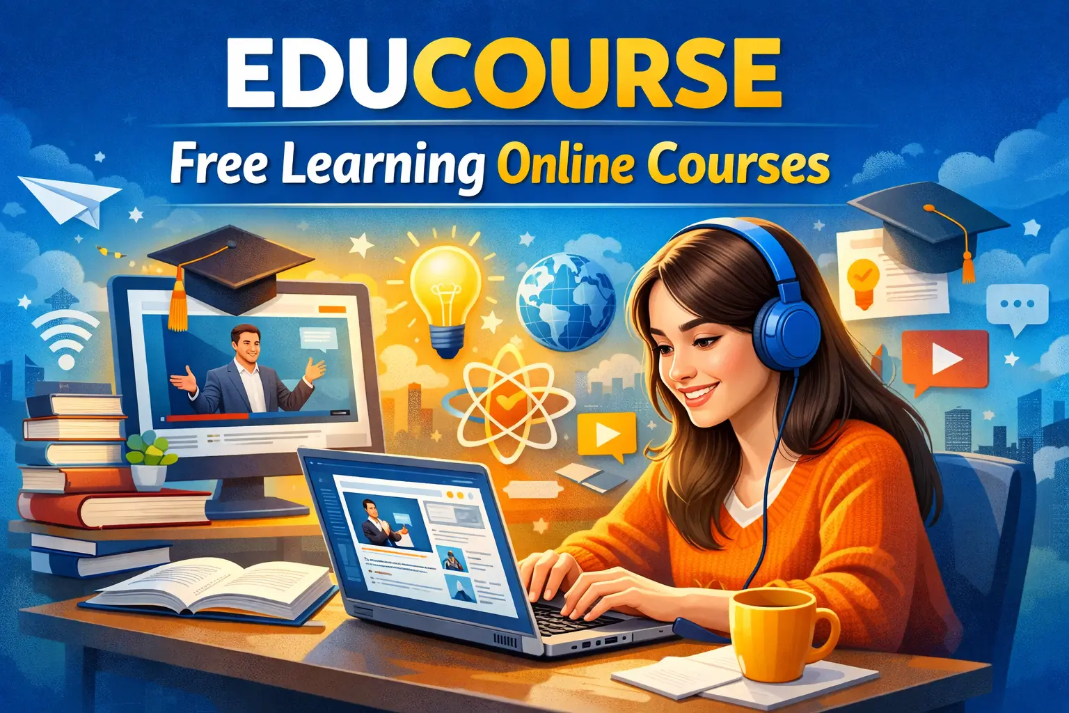 EDUCOURSE Free Learning Online Courses | Learn Skills Online Free